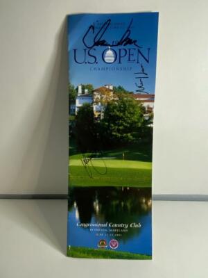1997 U.S. Open Championship Signed Pairing Sheet Program Unknown ...
