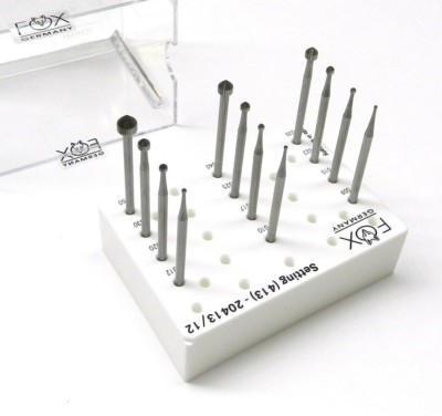 Fox Stone Setting Burs Set Fig 413 Jewelers Bur 12 Pc 009-050 Jewelry ...