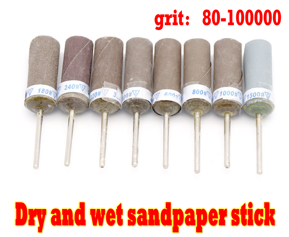 1pcs Professional Grade Sandpaper Stick polishing the surface of stone ...