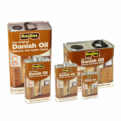 Rustins Original Danish Oil Wood Finish CLEAR 250ML 500ML 1L | eBay UK