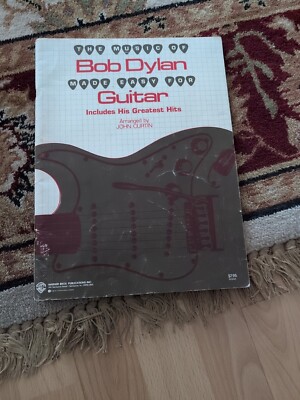 Vtg The Music of Bob Dylan Made Easy for Guitar Tab Sheet Music Book ...