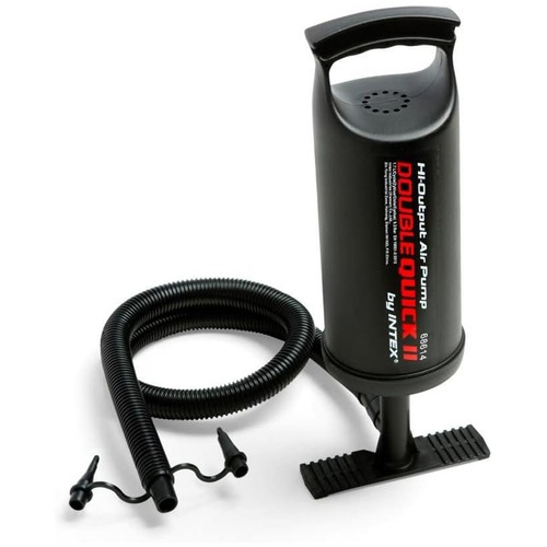 INTEX DOUBLE QUICK II HAND PUMP INFLATABLE BLOW UP POOL TOY CAMPING BED ...