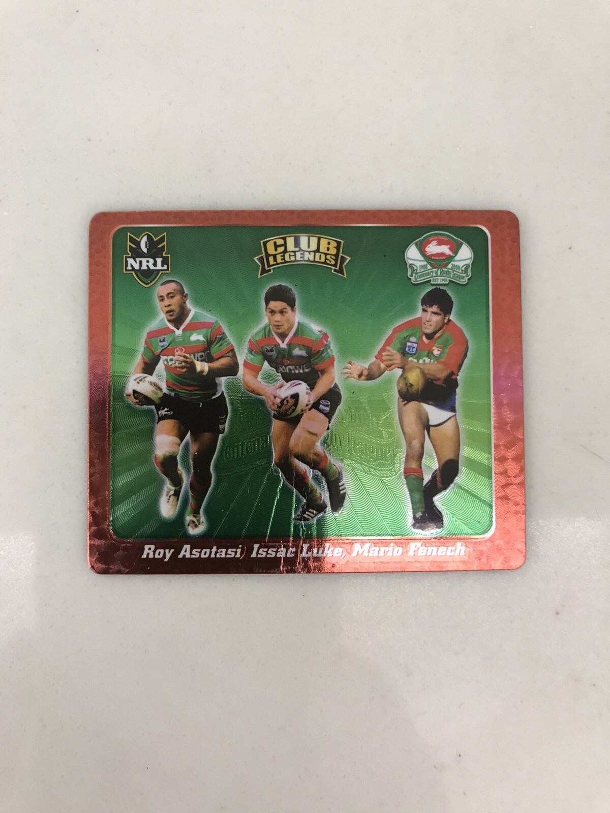 Asotasi Luke Fenech South Sydney Rabbitohs Footy Legends Tazo NRL Rugby ...