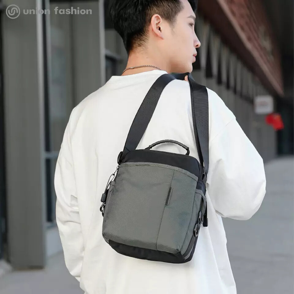 Men's Crossbody Bag Waterproof Messenger Cross Shoulder Bag Everyday ...