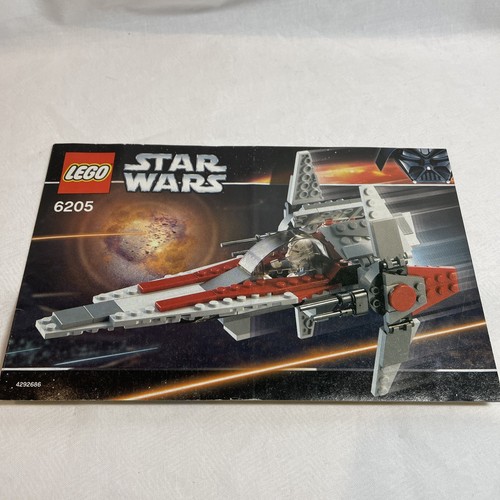 Lego Star Wars 6205 V-Wing Fighter - 100% Complete w/Manual ...