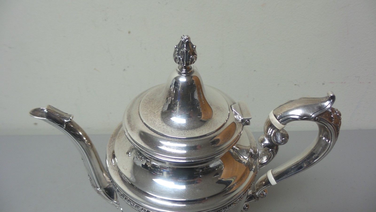 Alvin CHASED ROMANTIQUE Sterling Silver 5-Piece Coffee / Tea Set, 2425 ...