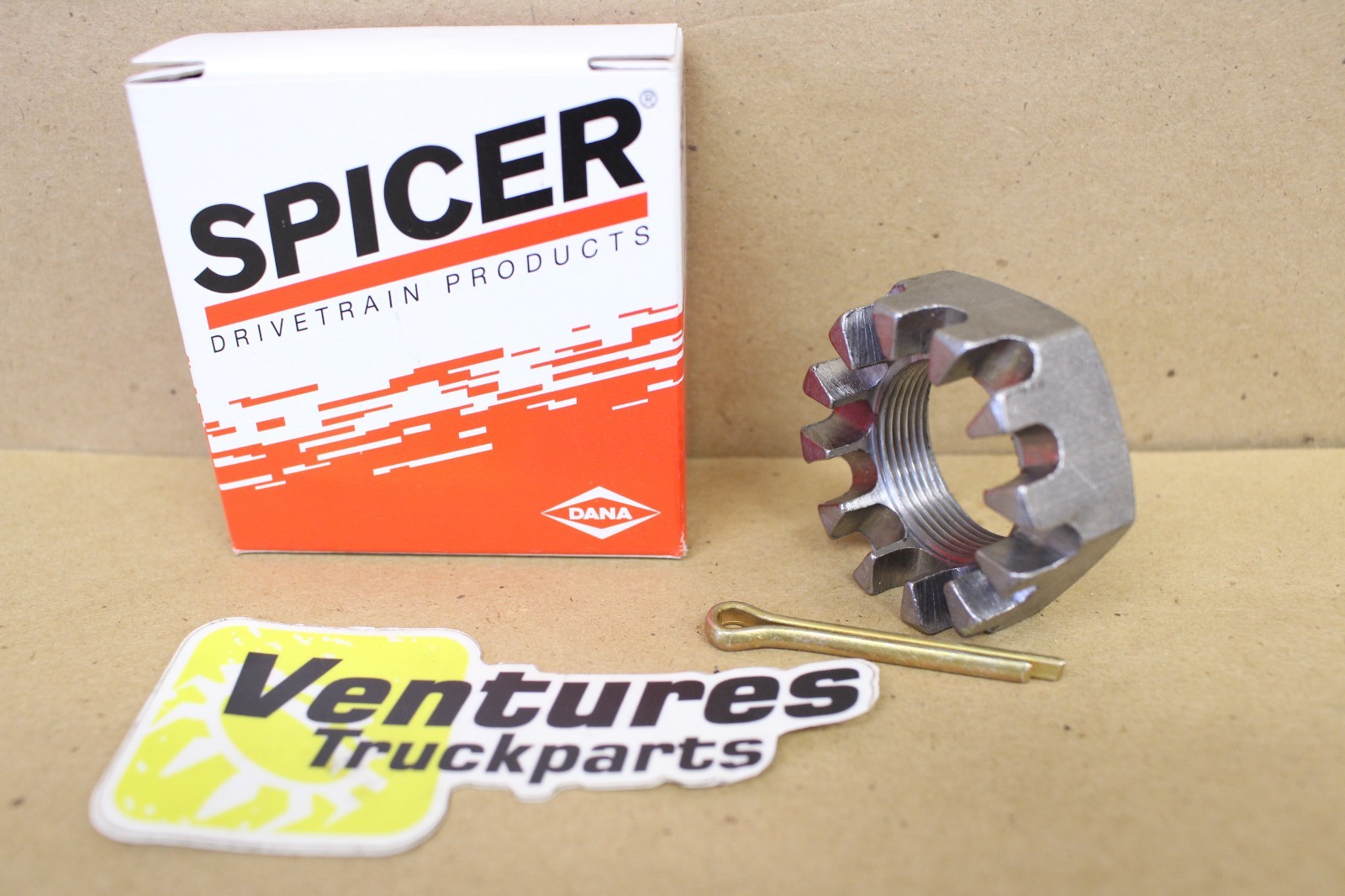 Spicer Castle Nut Outer Axle Shaft Dodge Ram 1500 Dana 44 & Pin 94-01 ...
