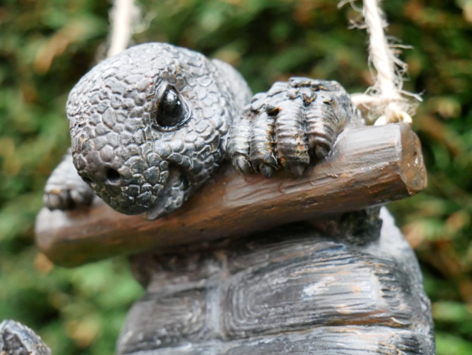 Hanging Resin Tortoise Turtle Garden Ornament Indoor Outdoor Patio ...