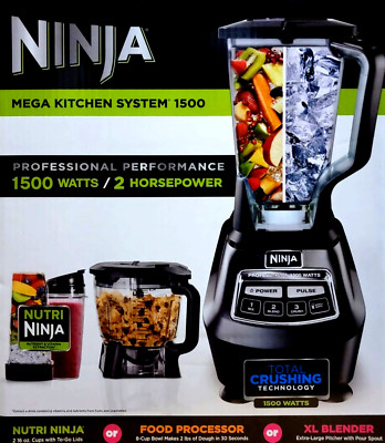 Ninja Mega Kitchen System Blender/Food Processor BL770 With 1500W ...