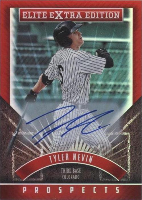 2015 Panini Elite Extra Edition - Tyler Nevin #39 Prospects Autographs ...