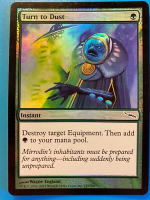 MTG 1x FOIL Turn to Dust Mirrodin Pauper Modern Magic the Gathering ...