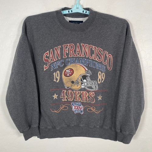 Abercrombie & Fitch San Francisco 49ERS Sweatshirt Mens Medium Crew ...