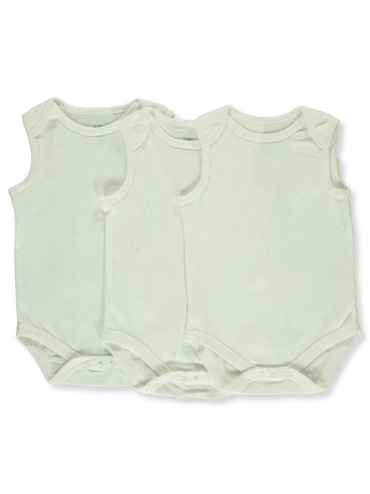 Bon Bebe Unisex 3-Pack Sleeveless Bodysuits | eBay