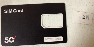 Verizon 5G Triple Punch SIM Card BULKSIM5G-SA-A ️️ ️️ NEW! 840168005024 ...