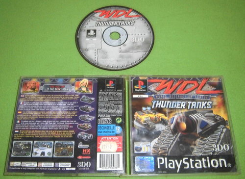 Playstation PS1 World Destruction League Thunder Tanks WDL [PAL Fr] PS ...