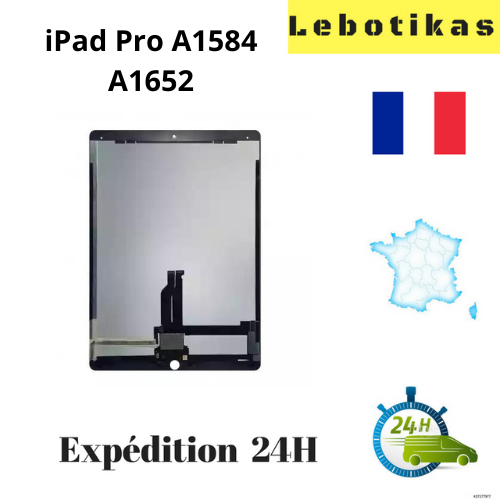 Ecran Complet Vitre Tactile + LCD Noir Pour Apple IPad Pro 12.9" A1584 ...