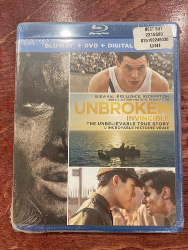 New Unbroken (Blu-ray + DVD + DIGITAL ) The Unbelievable True Story. | eBay