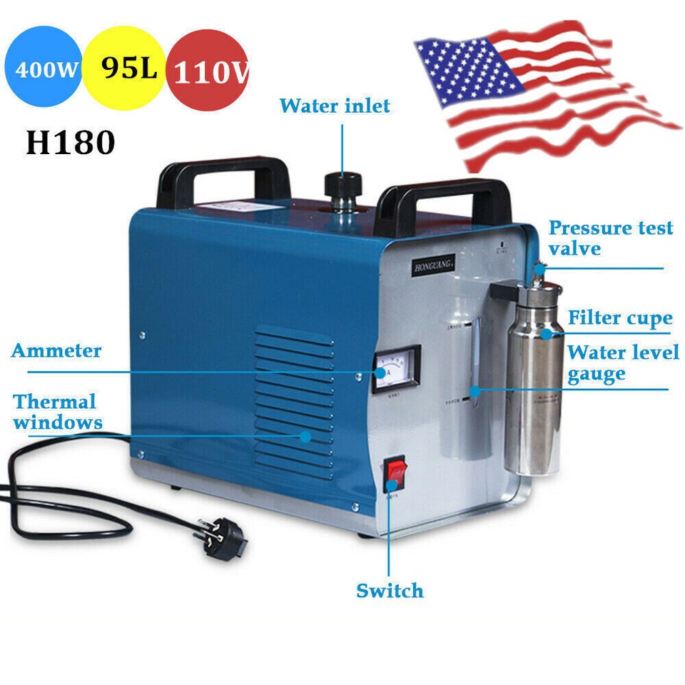 75L/95L Oxygen Hydrogen HHO Gas Flame Generator Acrylic Polisher w ...