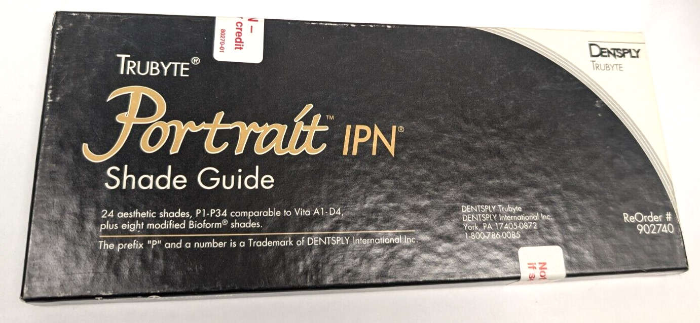 DENTSPLY 902740 Portrait IPN Shade Guide for sale online | eBay