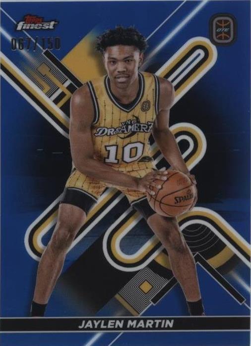 2022-23 Topps Finest OTE Overtime Elite - Jaylen Martin #13 Blue ...