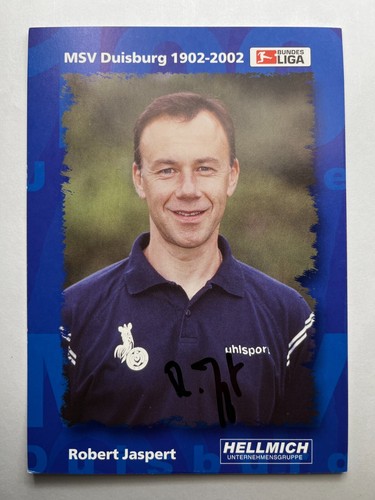 Autograph ROBERT JASPERT-MSV Duisburg 01/02-Ex-South Korea-Al-Muharraq ...