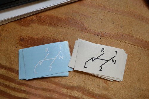 Made For Early VW Bug Bus Ghia Shift Pattern Decal Beetle Ashtray Dash ...