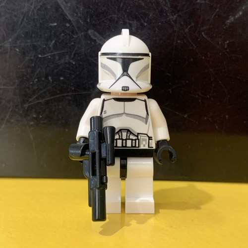 NEW LEGO Star Wars Clone Trooper Minifigure White Phase 1 Episode 2 ...