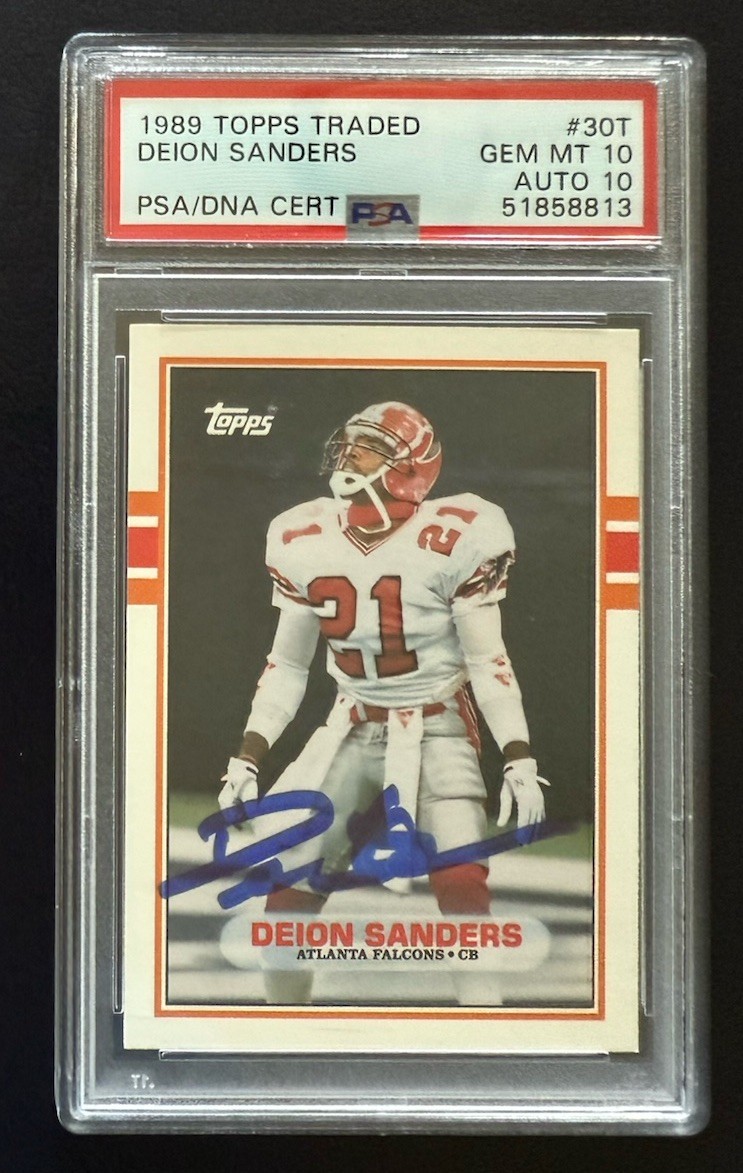 Prime Numbers: Interest in Deion Sanders Rookie Cards Rising With ...