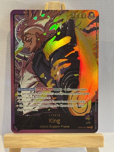One Piece Card Game King Leader OP08-057 High Quality Custom Card | eBay