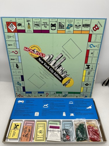 Vintage Monopoly New York City Edition NYC 1996 Board Game Hasbro ...
