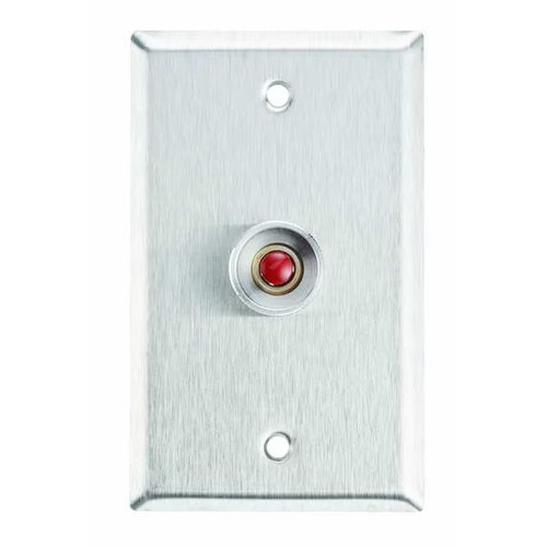 Alarm Controls Wall Plate,Single Gang,Stainless Steel RP-26 Alarm ...