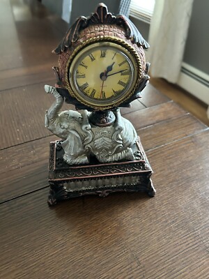 VINTAGE RARE ANTIQUE CIRCUS ELEPHANT QUARTZ CLOCK | eBay