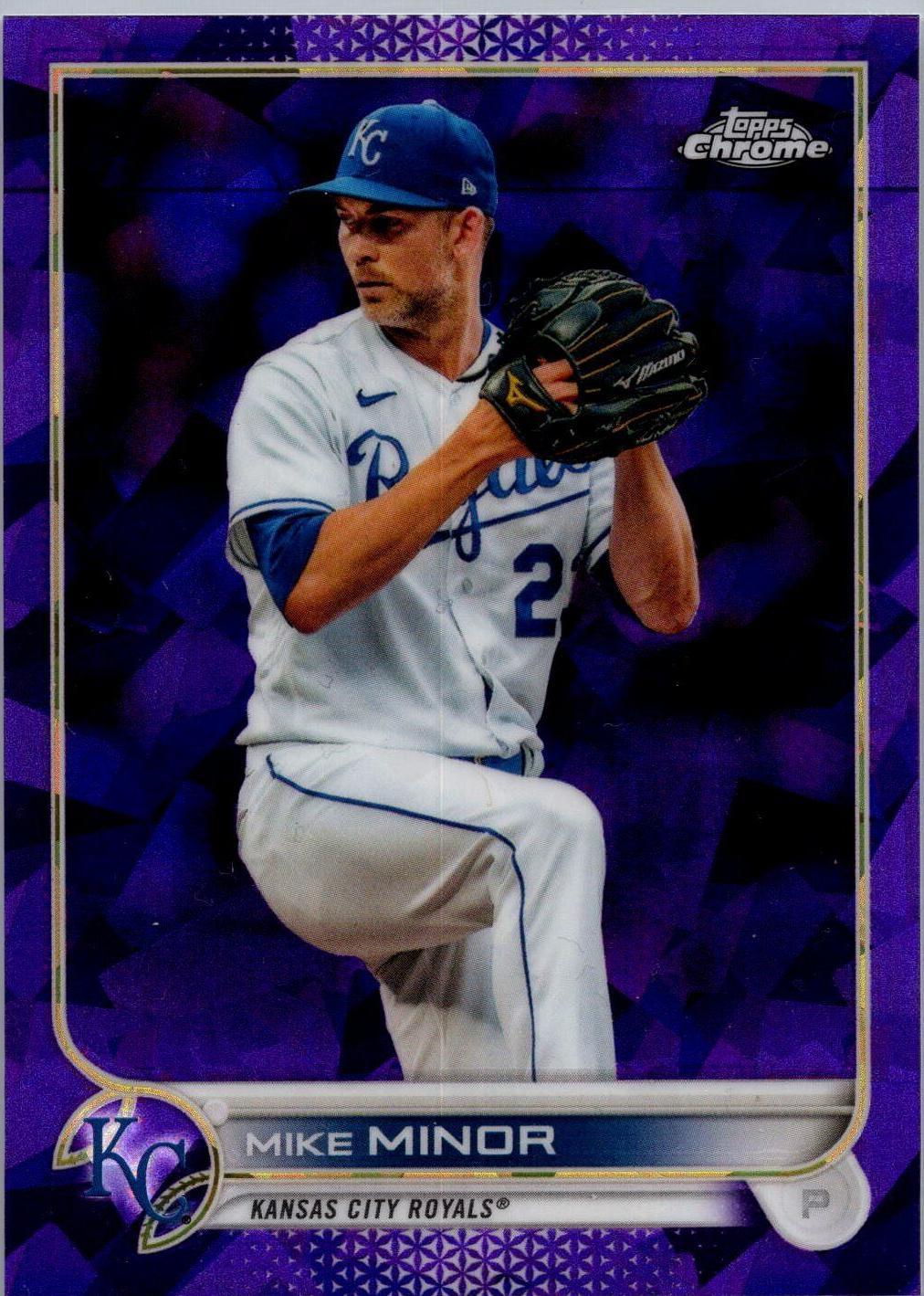 2022 Topps Chrome Sapphire Edition - Mike Minor #155 Purple /10 for ...