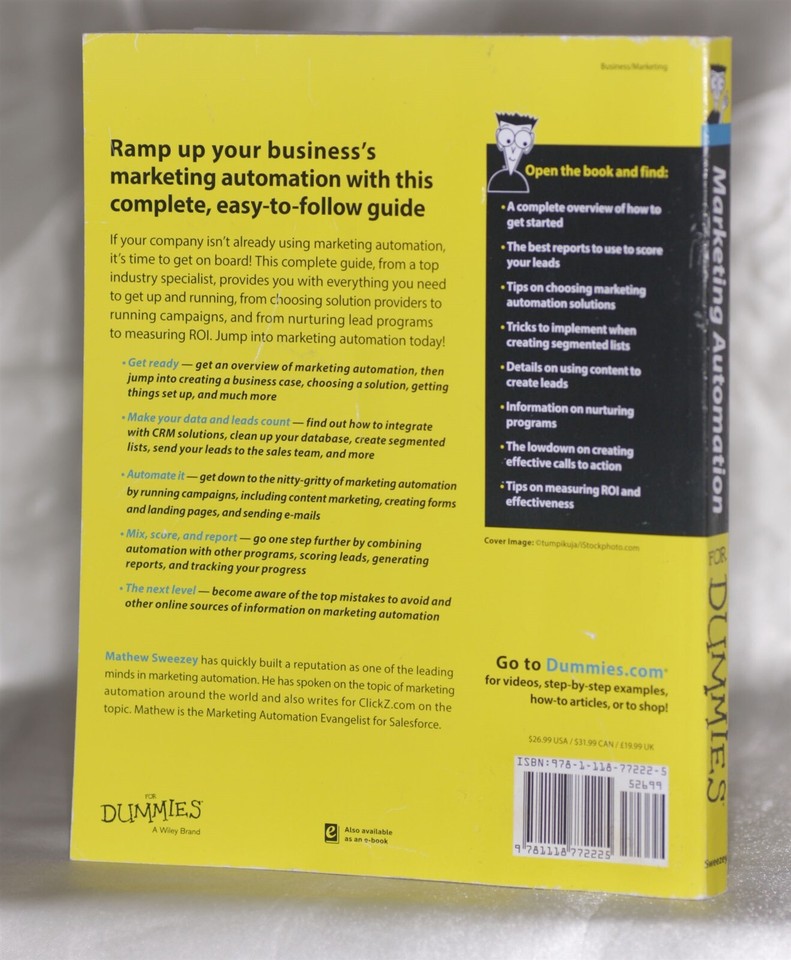 Marketing Automation for Dummies book by Mathew Sweezey (Paperback ...