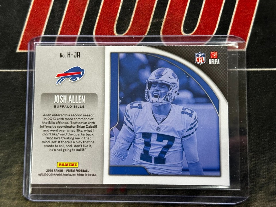 2019 Prizm Football Josh Allen Hype Insert Buffalo Bills H-JA | eBay