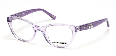 Skechers SE1651 Crystal Purple 081 Plastic Optical Eyeglasses Frame 47 ...