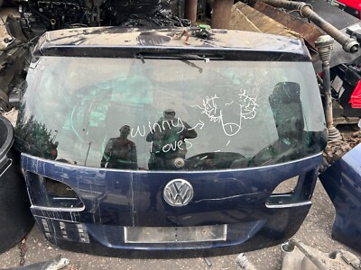 VOLKSWAGEN SHARAN TAILGATE BOOT LID TAILGATE 7N IN BLUE MK2 7N 2013 ...