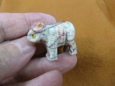 (Y-WOM-7) Wombat marsupial SOAPSTONE carving PERU figurine love little ...