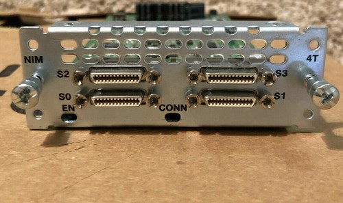 Cisco NIM-4T 4-Port Serial WAN Network Interface Card | eBay