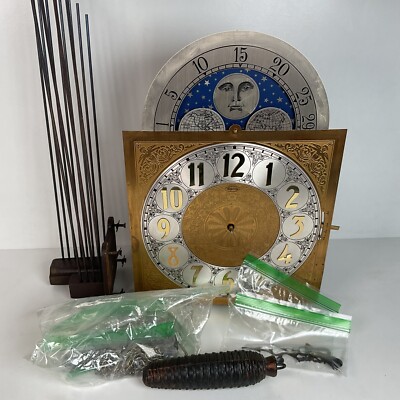 Vintage Ridgeway Grandfather Clock Movement Chains Chime Bar | eBay