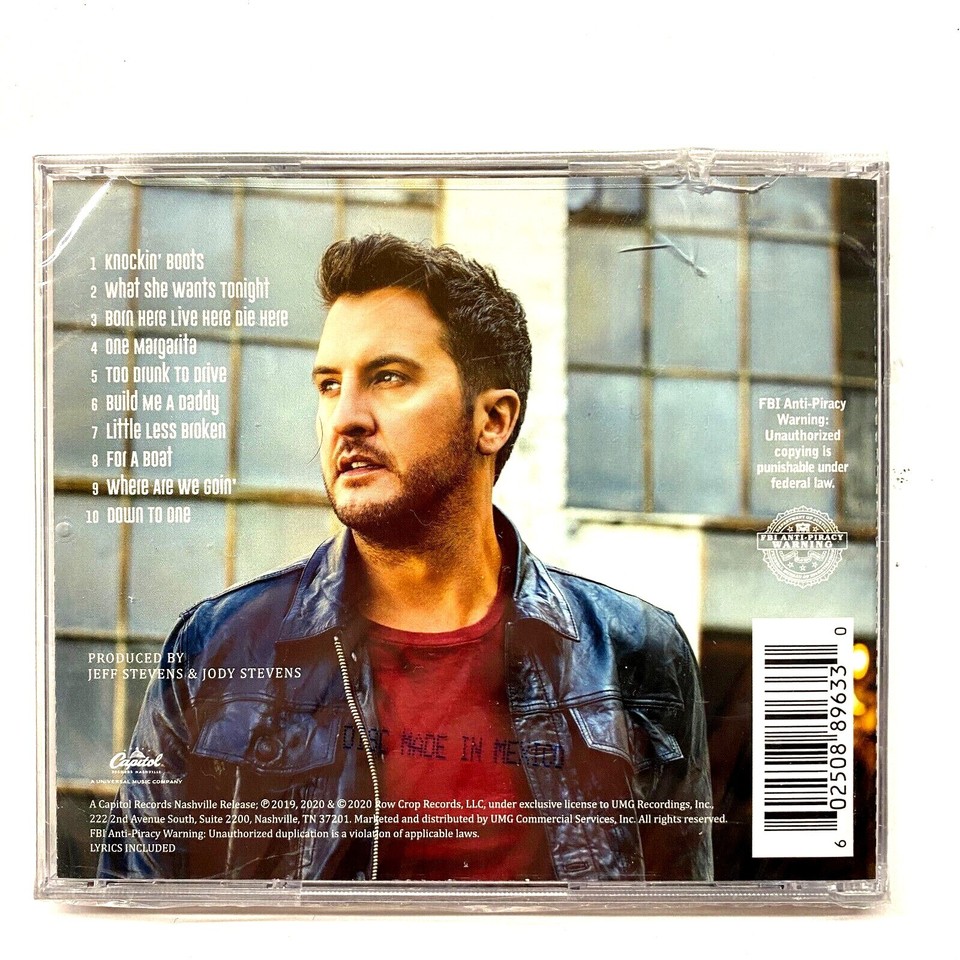 Born Here Live Here Die Here by Luke Bryan (CD, 2020) Sealed - Damaged ...