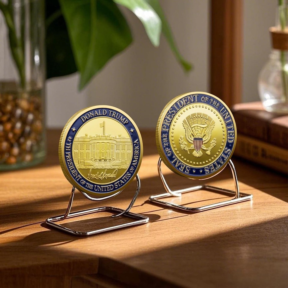 Donald Trump 45Th & 47Th Presidential Inauguration Challenge Coin ...