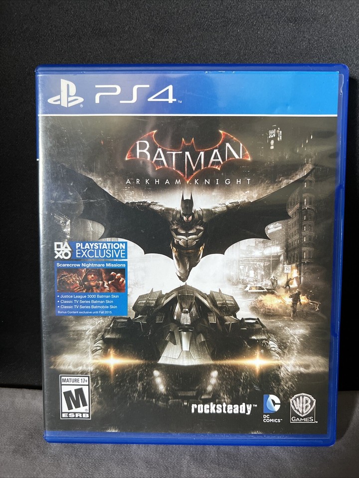 PS4 Bundle Batman Arkham Knight Shadow Of Mordor Street Fighter V Lot ...