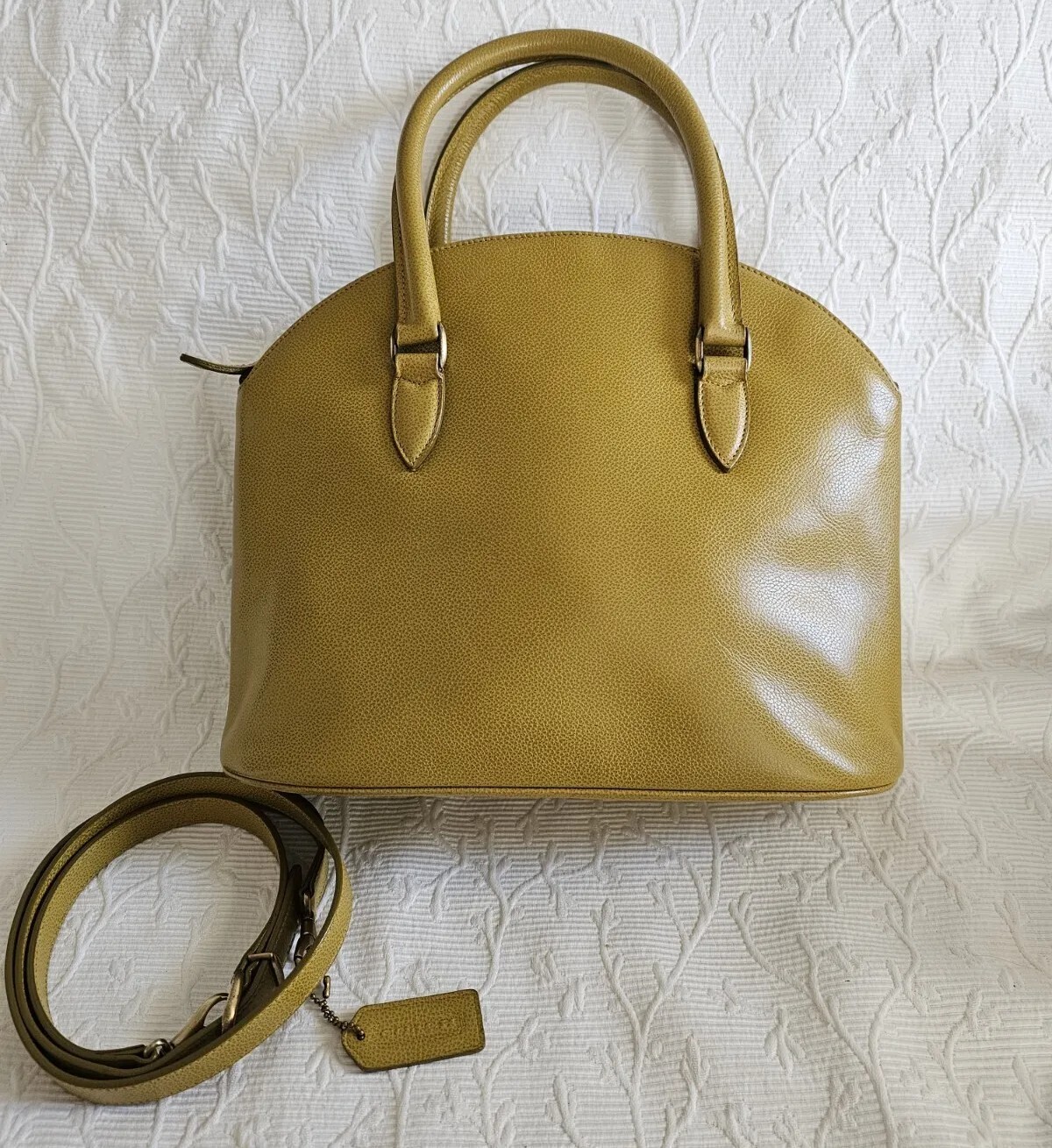 Vintage COACH Bristol Bag - Style 4412 (Citron - dark… - Gem