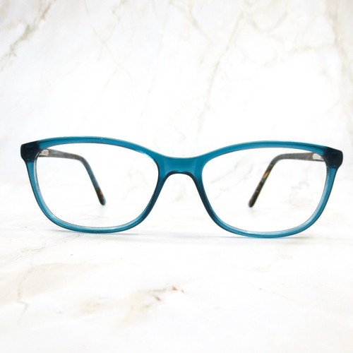 Eyeglasses Frame WP 8105 Women's Teal Plastic Full Rim Rectangular 54 ...