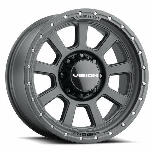 18x9 ET-12 Vision 350 Ojos 8x170 Satin Black Rims (Set of 4) | eBay