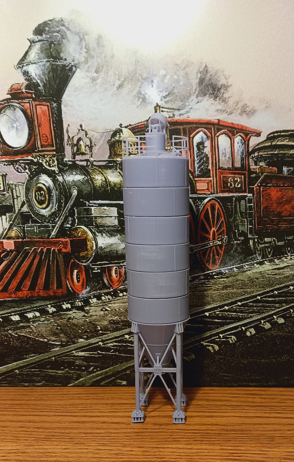 Silo Kit w/Steel Base Pads (1:87th H.O.Scale) | eBay