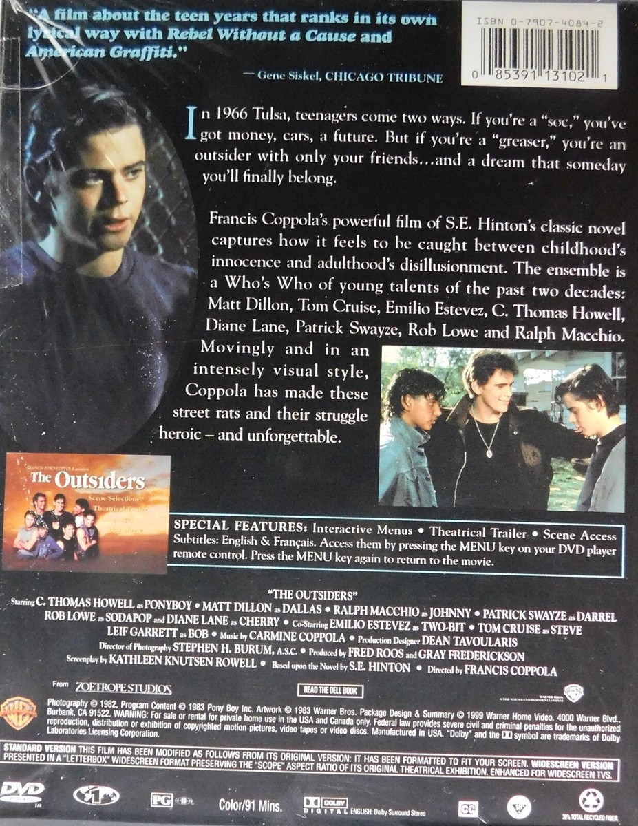 The Outsiders 1983 Ponyboy