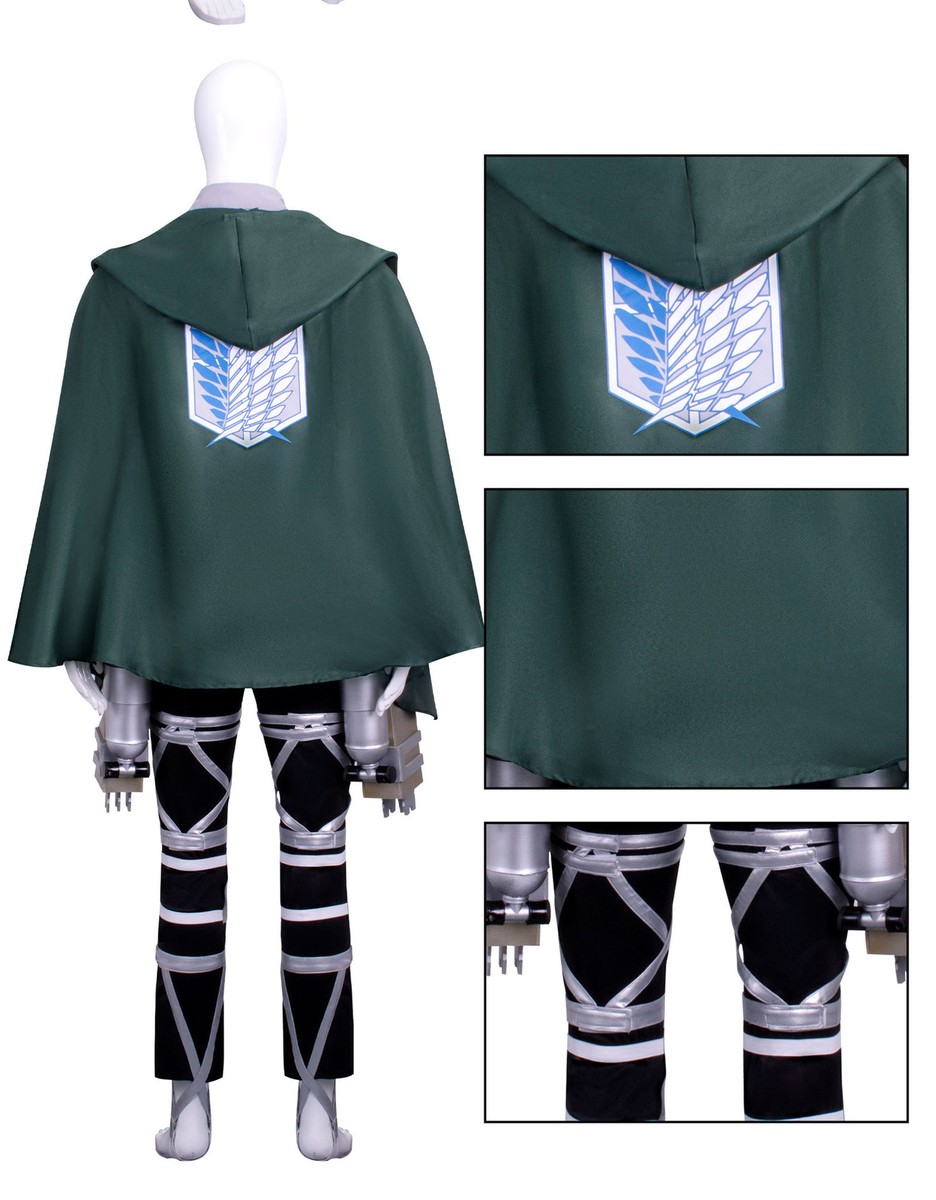 Attack On Titan Cosplay Costume Levi Ackerman Battle
