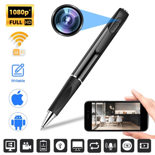 1080P HD Pocket Pen Camera WiFi IP Mini Portable Body Camera Video ...